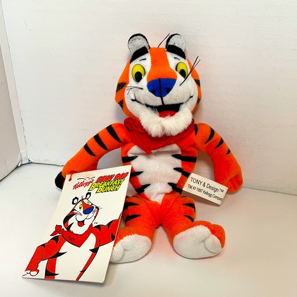 Kelloggs | Toys | Vintage 997 New With Tags Tony The Tiger Mini Bean ...
